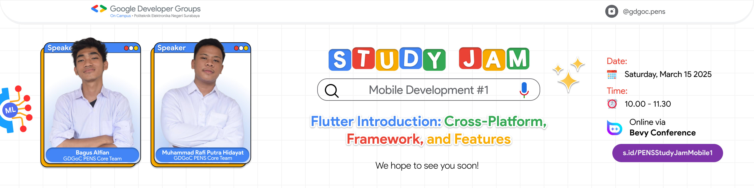 See Study Jam: Mobile Development #1 at Google Developer Groups GDG on Campus Politeknik ...